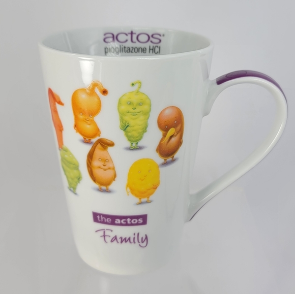Actos | Dining | Actos Family Organs Pharmaceutical Drug Rep White ...